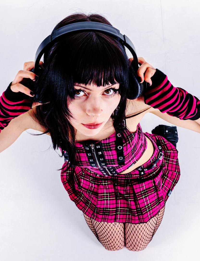 Y2K Goth Eyelets Corset Top – Alice's Lips